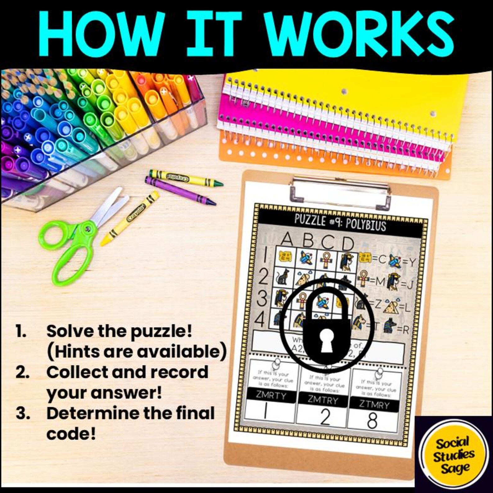 Ancient Egypt Escape Room Kit: Printable Puzzle Game for Kids (ages 8 ...