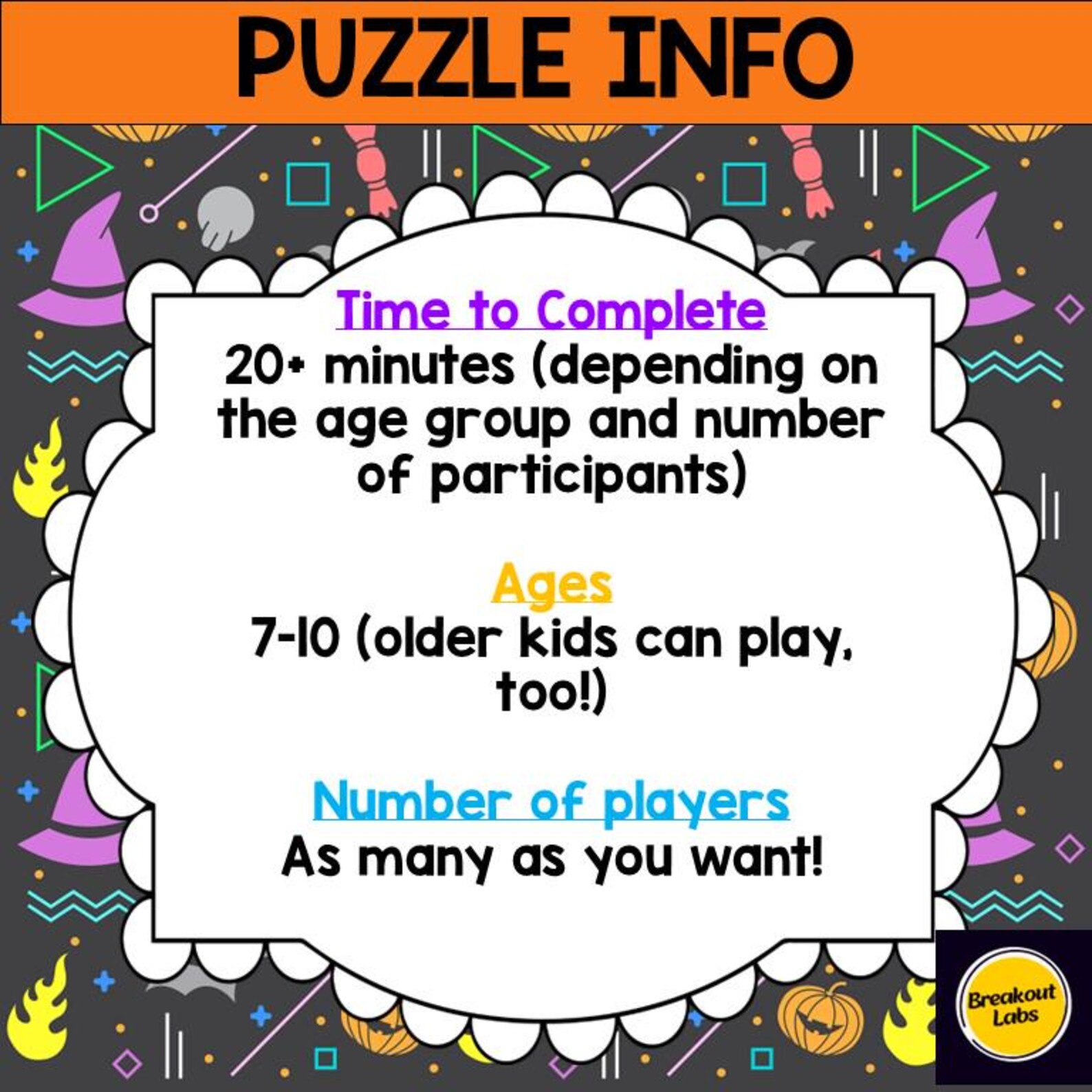 Witch Scavenger Hunt Puzzle Game: Halloween Family Fun (printable) - Etsy