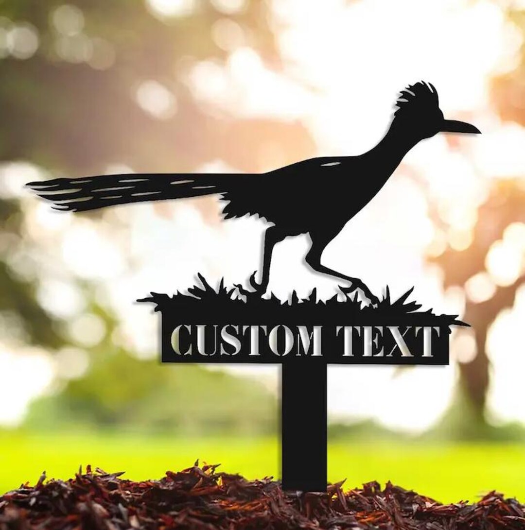 Roadrunner Metal, Roadrunner Gift, Yard Art, Roadrunner Sign ...