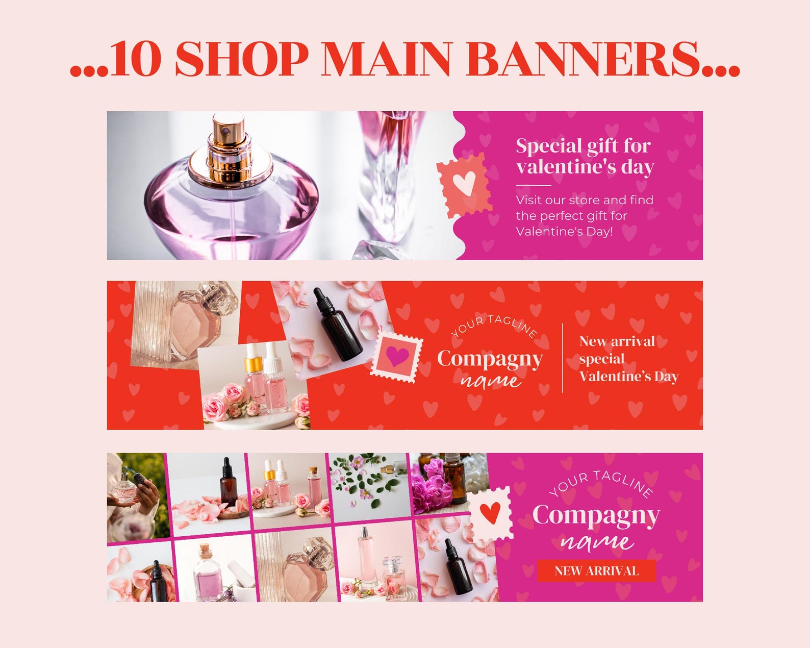 Valentine’s Day Etsy Shop Kit, Etsy Branding Kit for Your Small ...