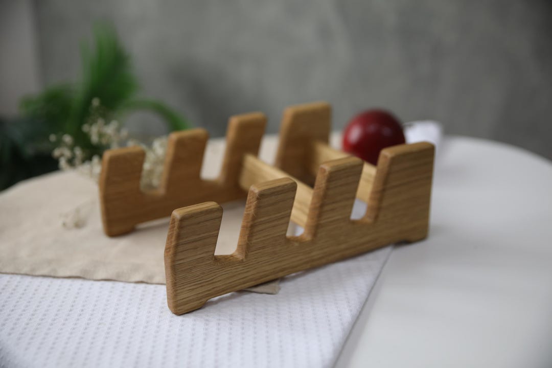 Handmade Wooden Cutting Board Stand: Oak or Ash Wood - Etsy