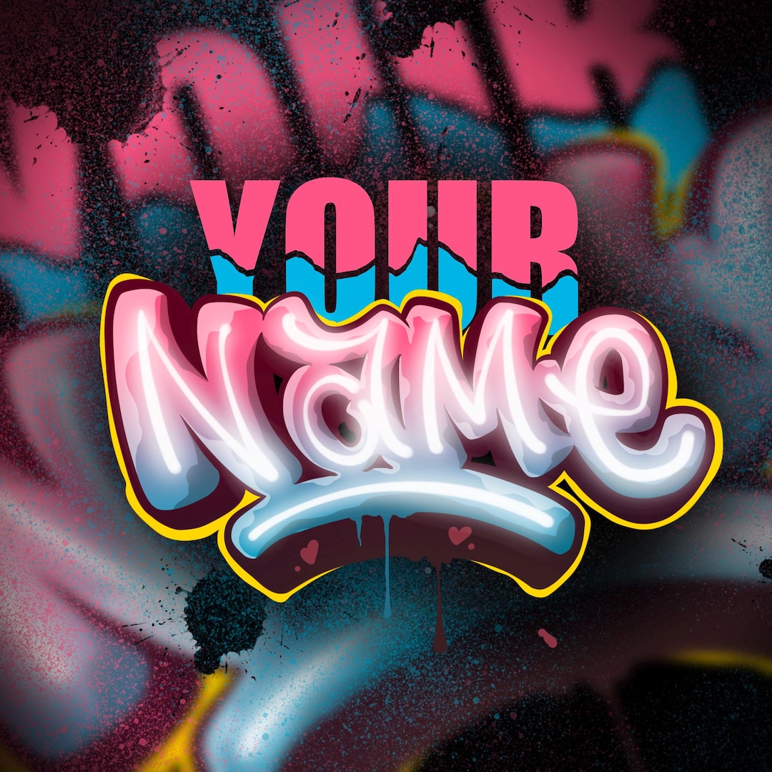 Custom Graffiti Name, Personalized Graffiti Art Name, Street Art Style ...