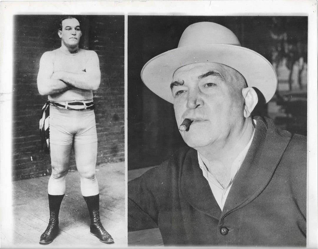 James J. Jeffries Vintage Photo Heavyweight Boxing Champion of the ...