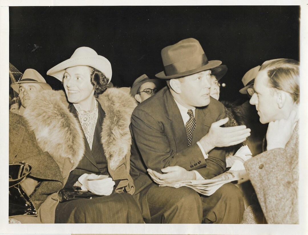 Gene Tunney Photo Heavyweight Boxing Champion Vintage Picture With Wife ...