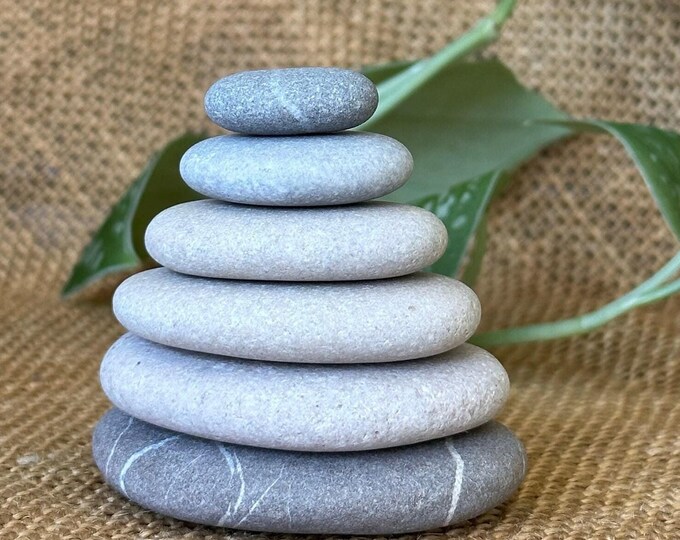 Balancing Stones Natural Stackable Rocks, Stacking Set Pebbles ...