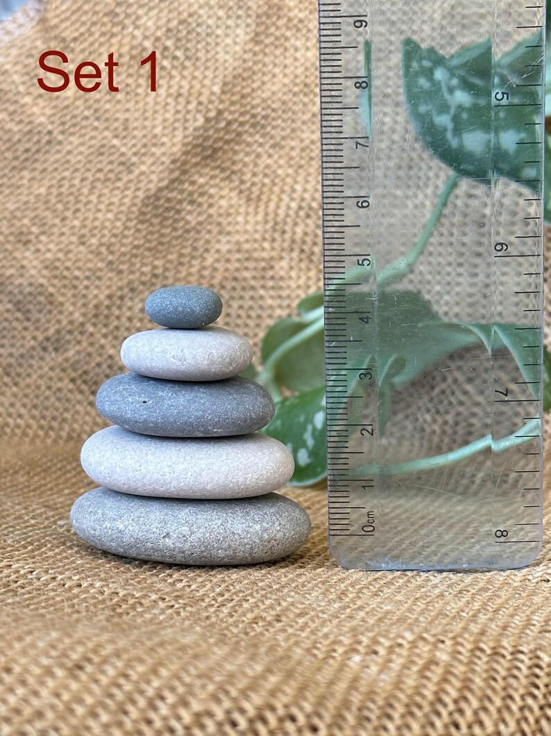 Balancing Stones - Natural Stackable Rocks, Stacking Set Pebbles ...