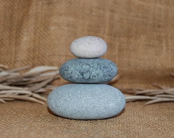 Balancing Stones Natural Stackable Rocks, Stacking Set Pebbles ...