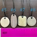 Simple Unisex Sea Pebble Necklace - Natural Beach Pebble Pendant Stone ...