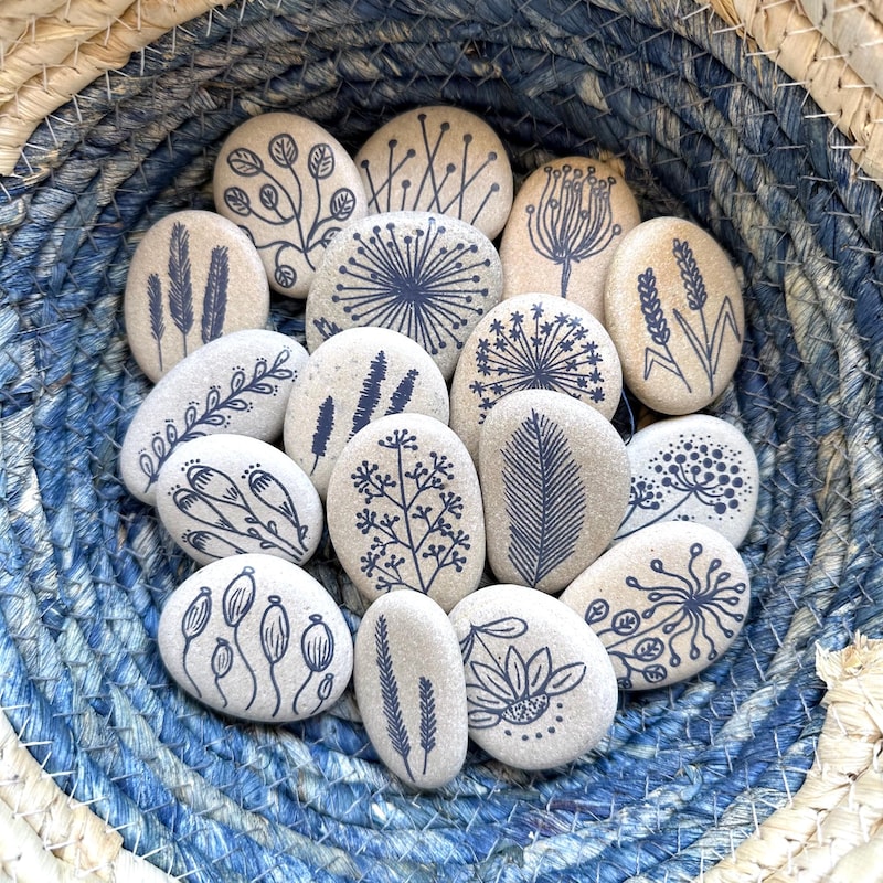Hand Painted Stones - Etsy