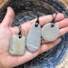 Simple Unisex Sea Pebble Necklace - Natural Beach Pebble Pendant Stone ...