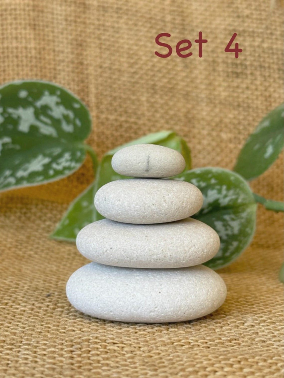 Balancing Stones Natural Stackable Rocks, Stacking Set Pebbles ...