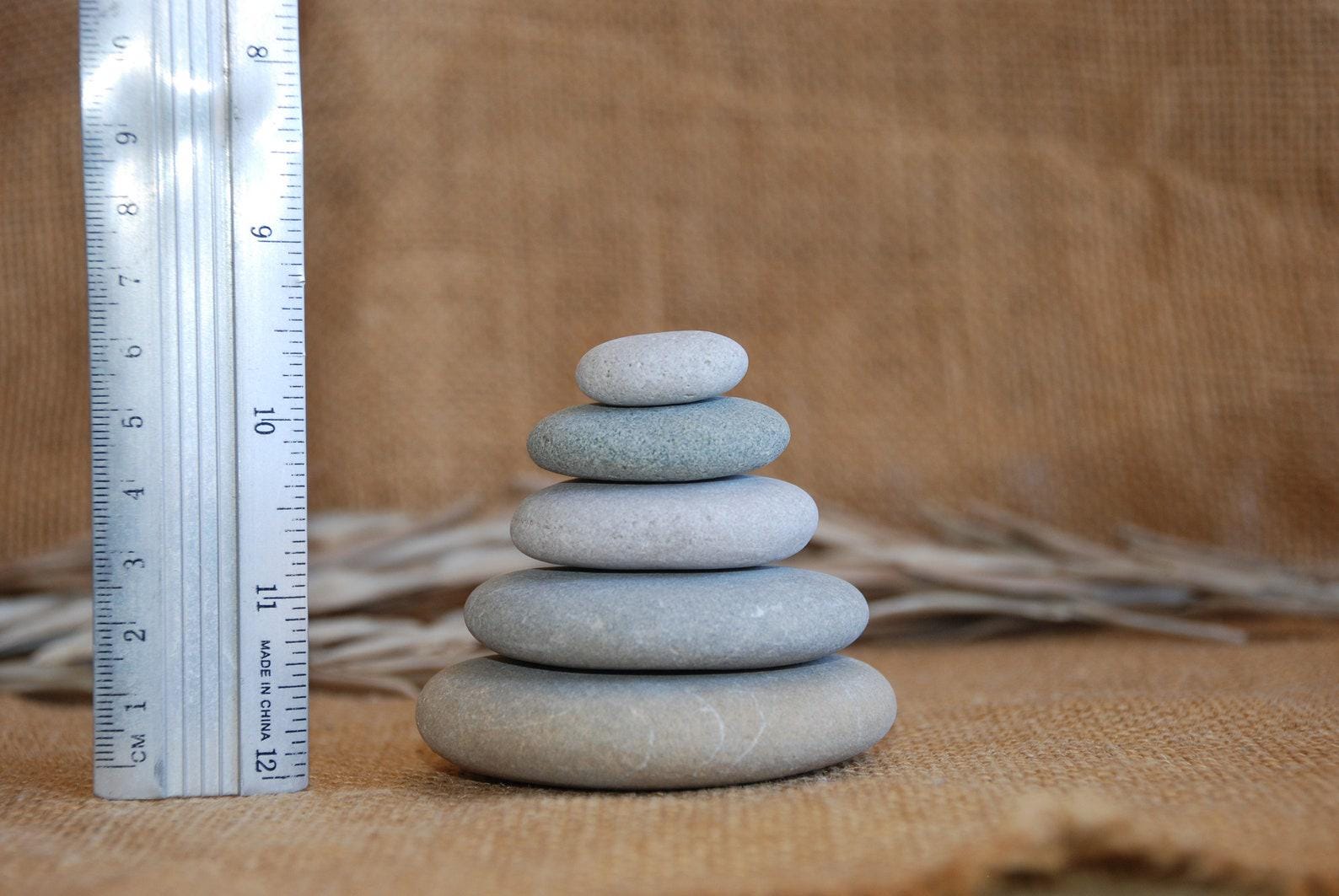 Balancing Stones - Natural Stackable Rocks, Stacking Set Pebbles ...
