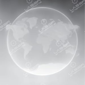 3D Depth Map for Laser Engraving World Map Digital File - Etsy