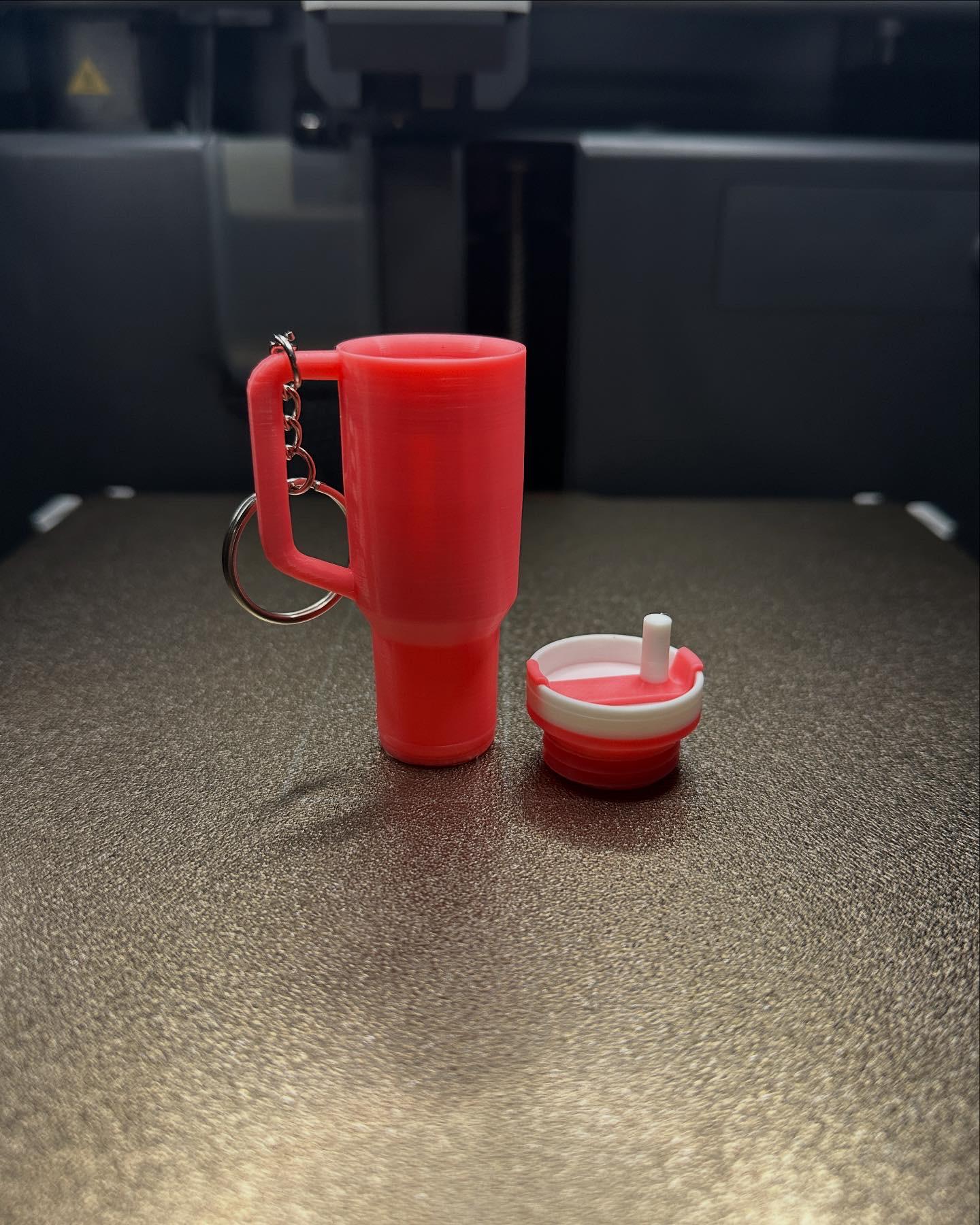 Mini Stanley Cup Chapstick Holder Keychain - Etsy