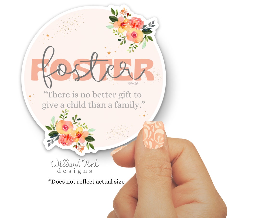 Foster Sticker | Sticker | Happy Planner | Waterproof | Fun | Travel ...