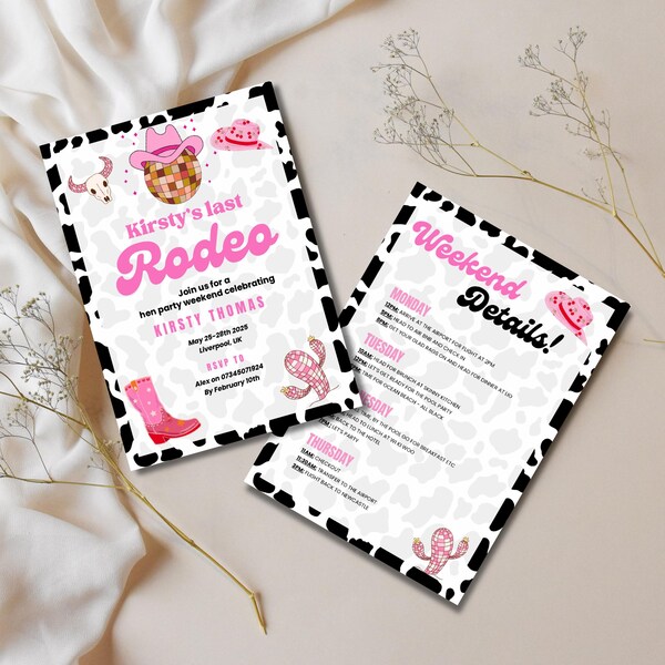 Last Rodeo Hen Party - Etsy UK