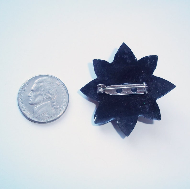 Vintage Shell Fragment Resin Star-shaped Brooch Mother of - Etsy