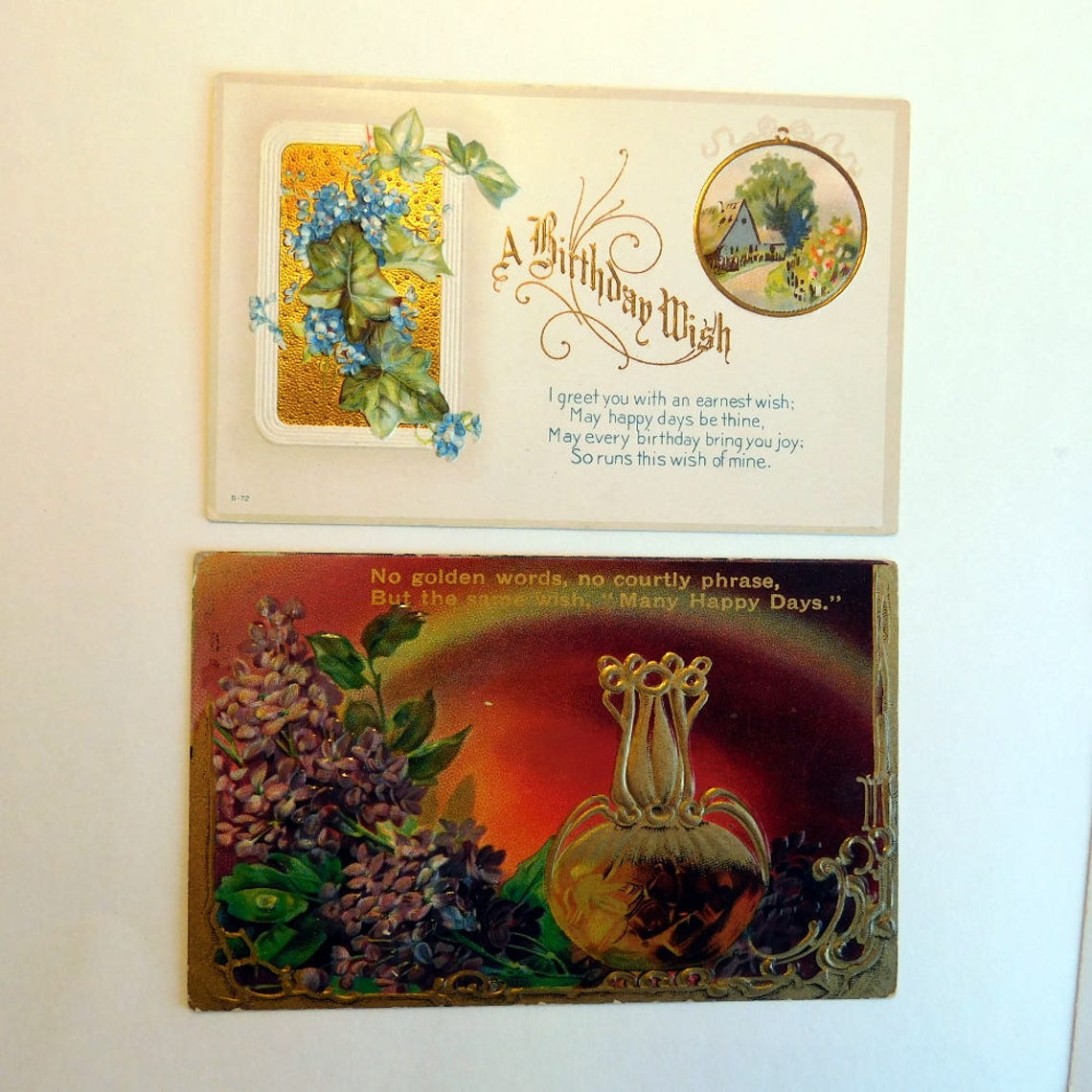 Lot of 6 Antique Vintage Birthday Postcards 1909-1919 - Etsy