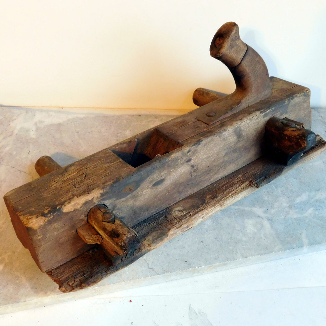 Vintage Primitive Wood Plane for Molding - Antique Woodworking Tool ...