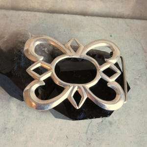 Vintage Wilson Begay Signed Sterling Silver Belt Buckle - Navajo ...