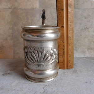 Vintage to Antique Embossed Silverplate Mini-tankard / Flagon / Stein ...
