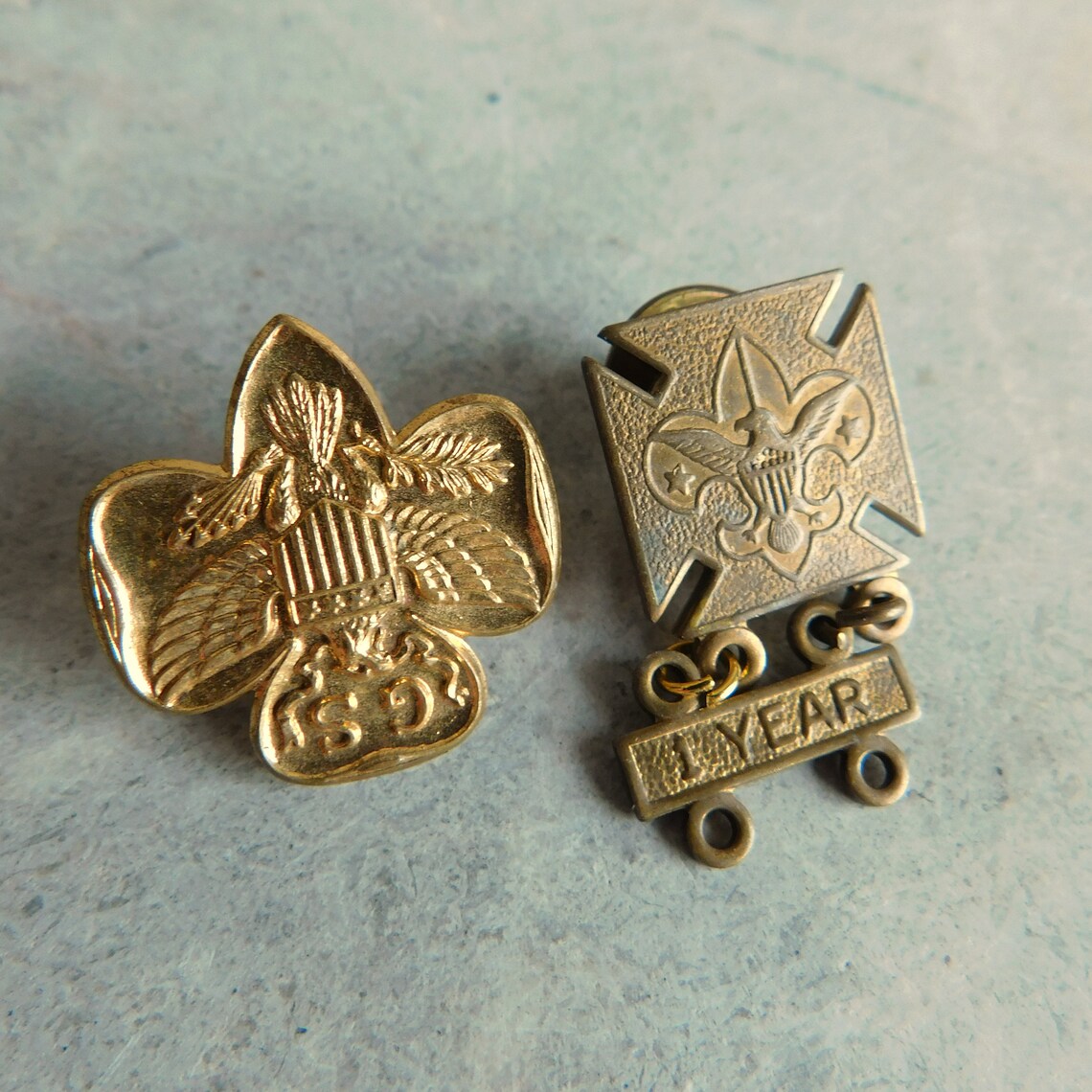 Vintage Lot of Military, NRA and Scouting Medals / Badges / Pins - ROTC ...