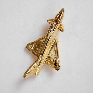 Vintage Fighter Jet Tie Tack Pin - Goldtone X-31 EFM by Rockwell ...