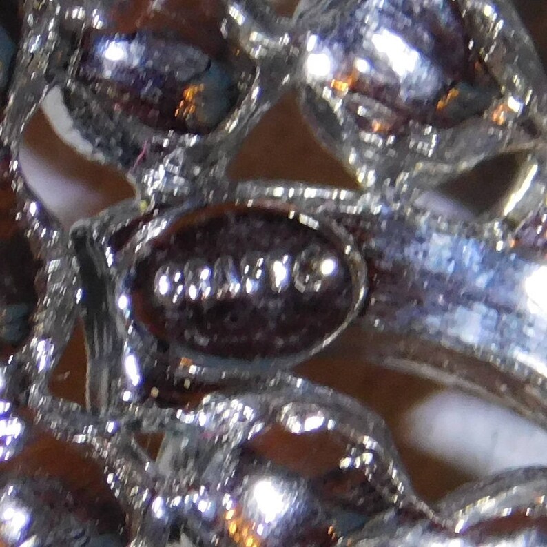 Vintage Gem-craft Signed Brooch With Faux Pearls and - Etsy