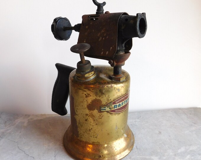Vintage Craftsman Blow Torch - Brass Over Copper - Kerosene or Gasoline ...