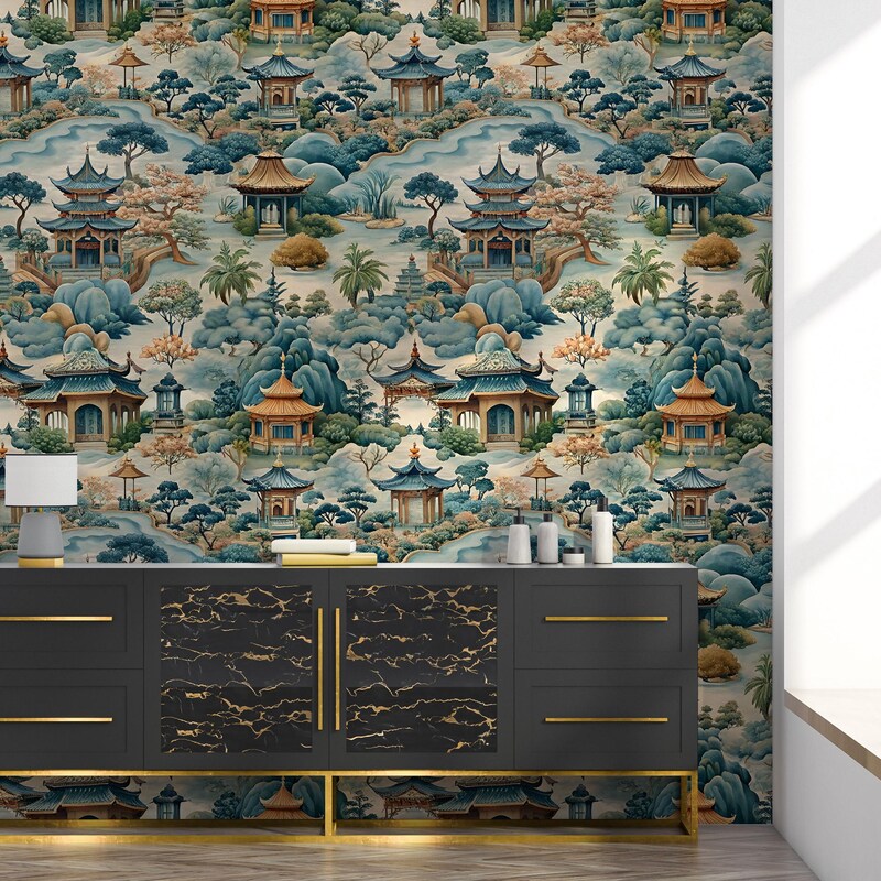 Chinese Wall Mural - Etsy