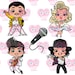 Pop Music Clipart Svg, Cute Chibi Musicians Clipart, Cute Kids Friends ...