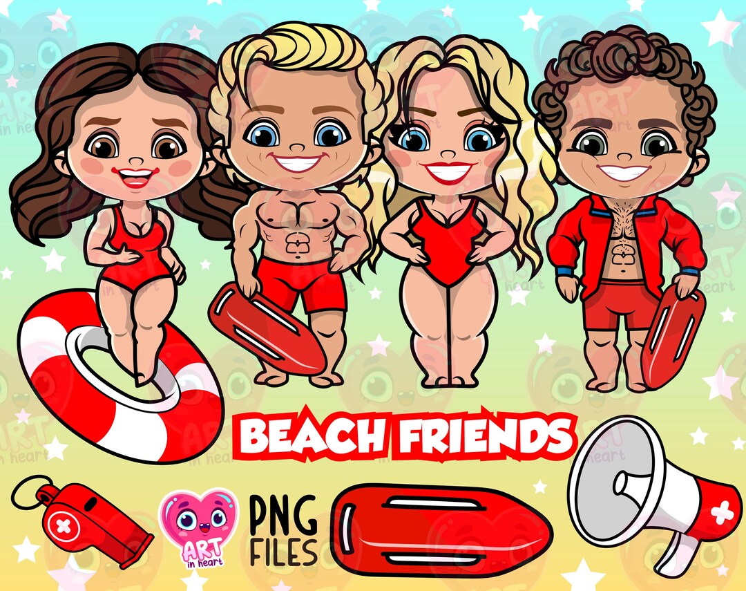 Lifeguard Clipart, Cute Kids Clipart, Sea Beach Lifeguard, Adventure ...
