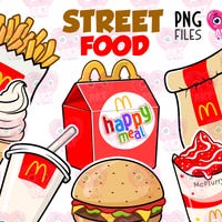 Chicken Sandwich Transparent PNG Clipart for Sticker Design Asset - Etsy UK