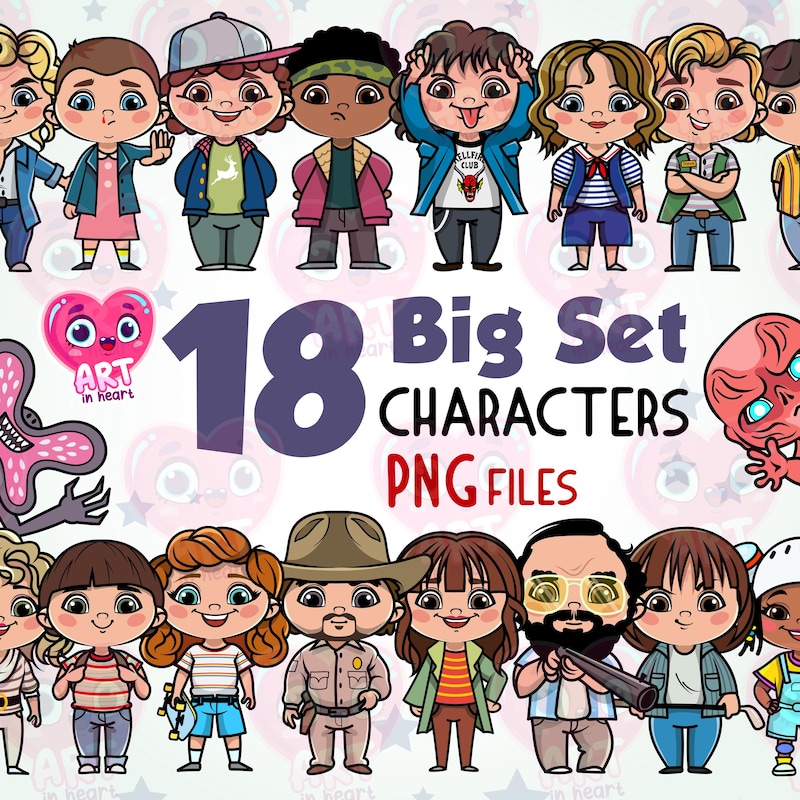 Strangers Things Chibi - Etsy