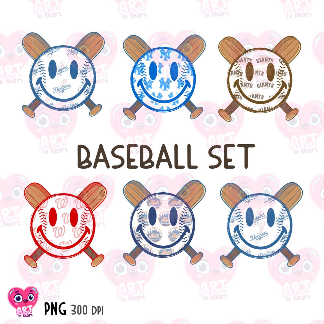 Baseball Smile, Sign Sports Shirt Print, Ball and Bats Design for Game ...