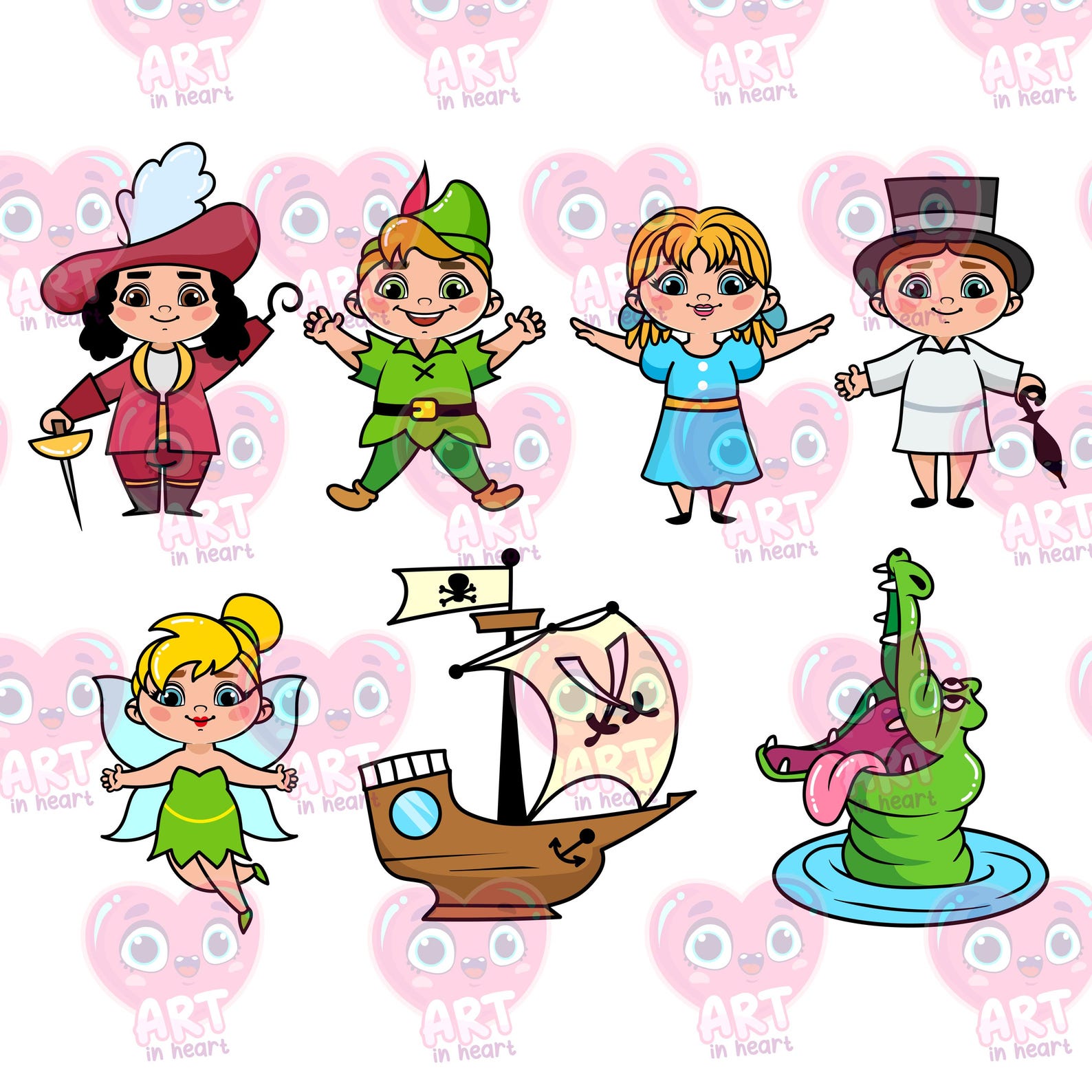 Fairy Friends Clipart, Magic Friends Clipart, Flying Boy, Cute Friends ...