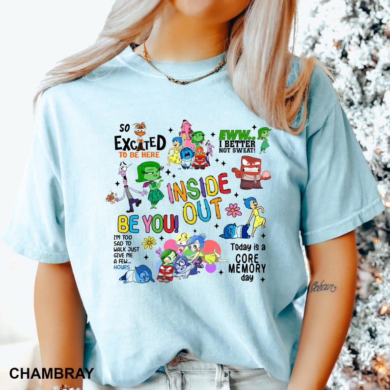 Inside Out Movie Shirt, Pixar Inside Out Shirts, Pixar Inside Out 2 ...