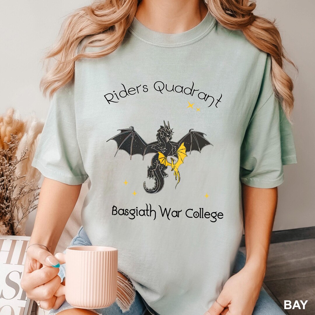 Riders Quadrant Basgiath War College Shirt, Comfort Colors, Dragon ...