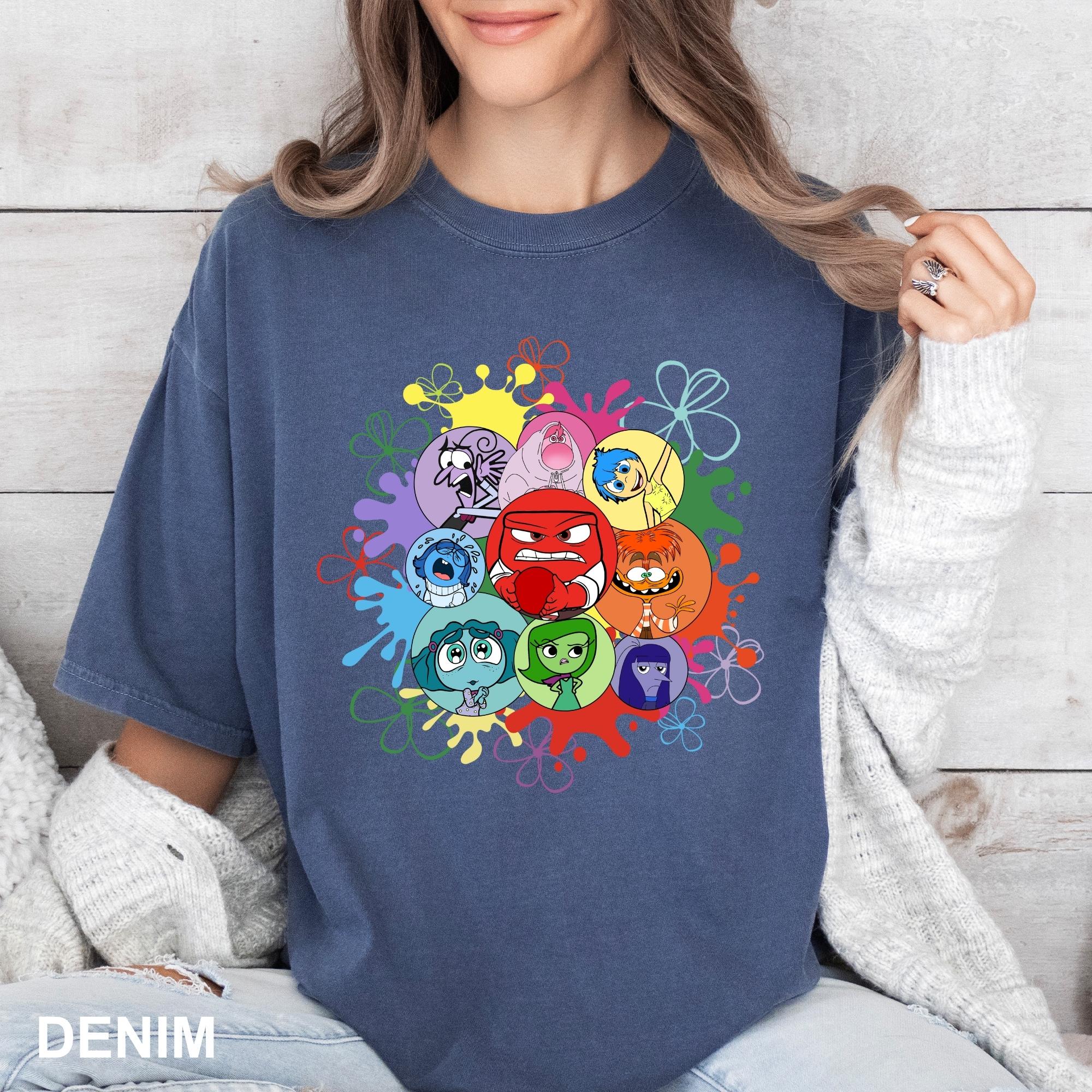 Inside Out Characters, Pixar Inside Out Shirts, Pixar Inside Out 2 ...