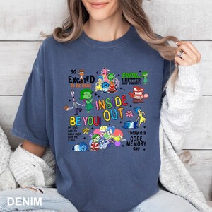 Inside Out Movie Shirt, Pixar Inside Out Shirts, Pixar Inside Out 2 ...