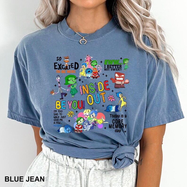 Inside Out Movie Shirt, Pixar Inside Out Shirts, Pixar Inside Out 2 ...