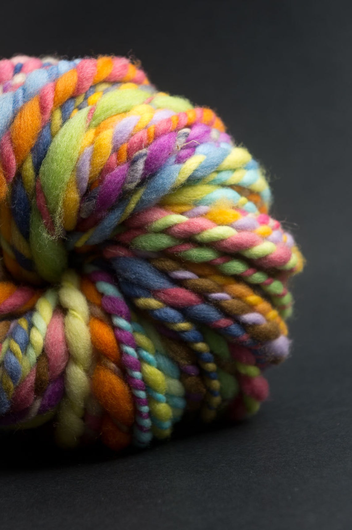 Happy Sheep Chunky Yarn Handspun and Hand Painted Yarn 50 - Etsy