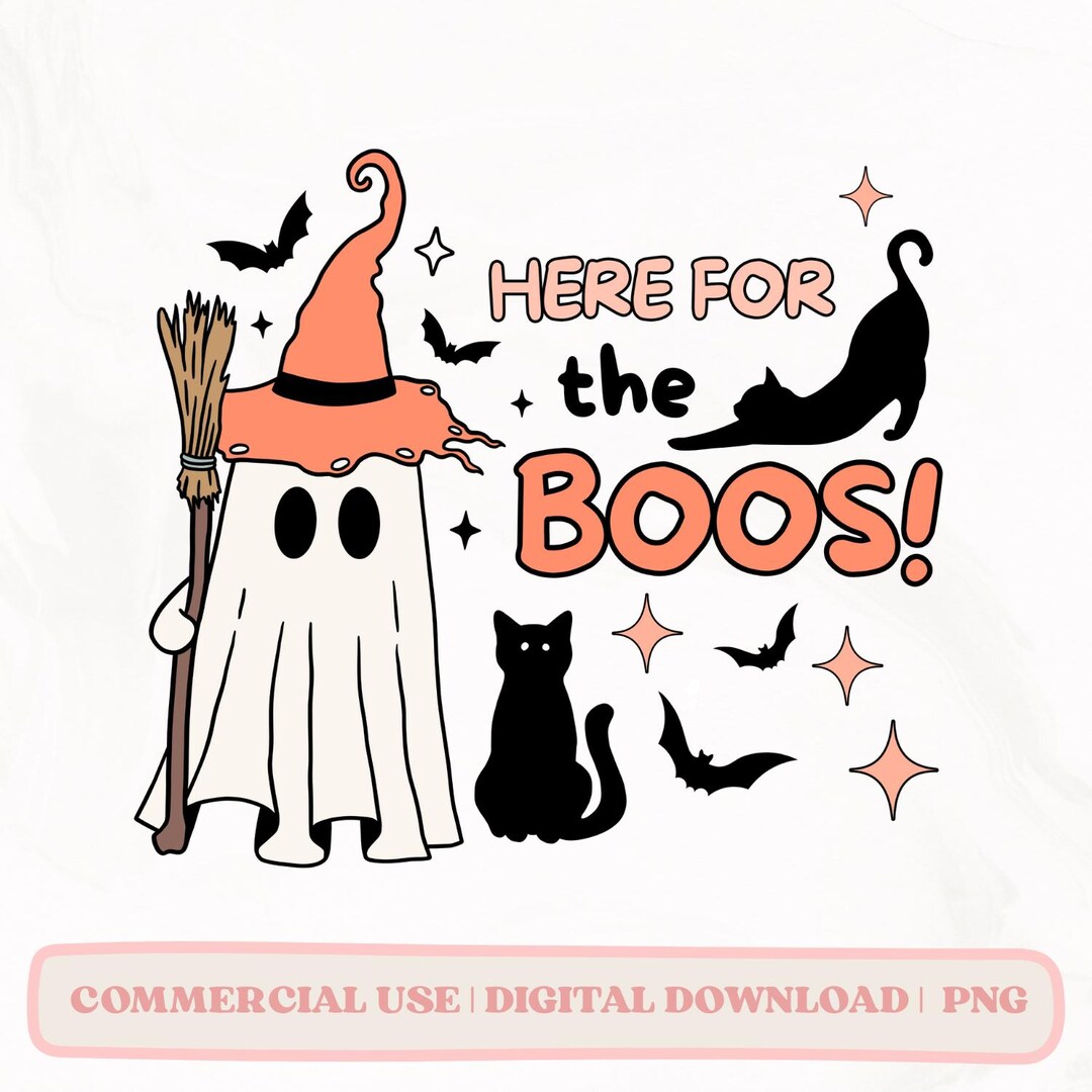 Funny Halloween PNG, Halloween Cat Png, Creepy Cute Ghost Png, Funny ...