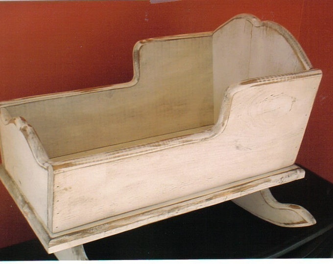Wooden Doll Cradle - Etsy
