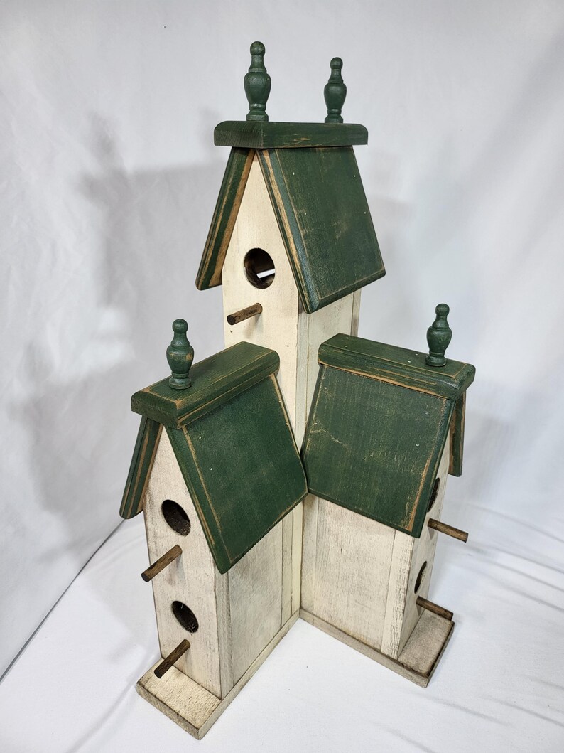 Large Victorian Birdhouse Plans: DIY Rustic Condominium (digital ...