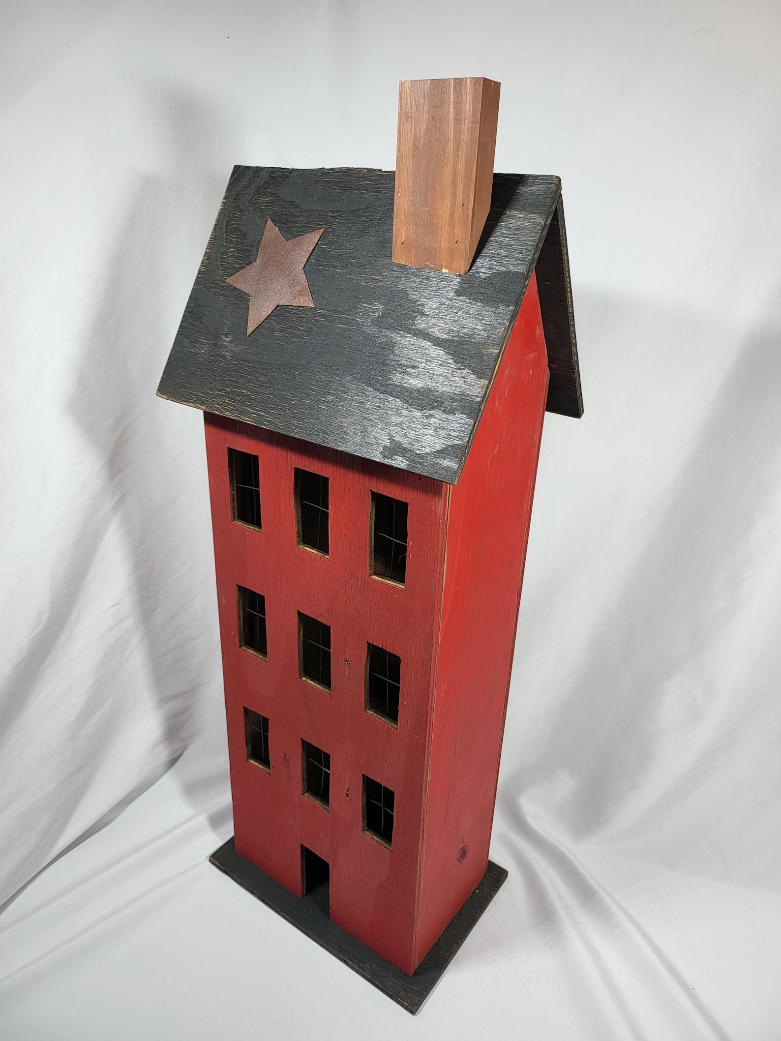 Primitive Wooden Saltbox House-pattern - Etsy