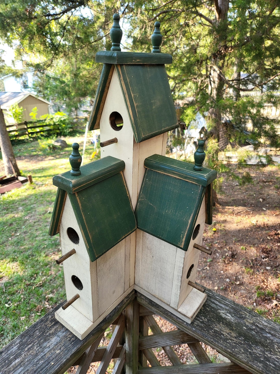 Large Victorian Birdhouse Plans: DIY Rustic Condominium (digital ...