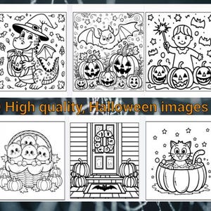 Cozy Halloween Coloring Pages for Adults & Kids, Magical and Fun ...
