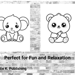 Kawaii Animals Coloring Pages | Cute & Fun Printable Art for Kids ...