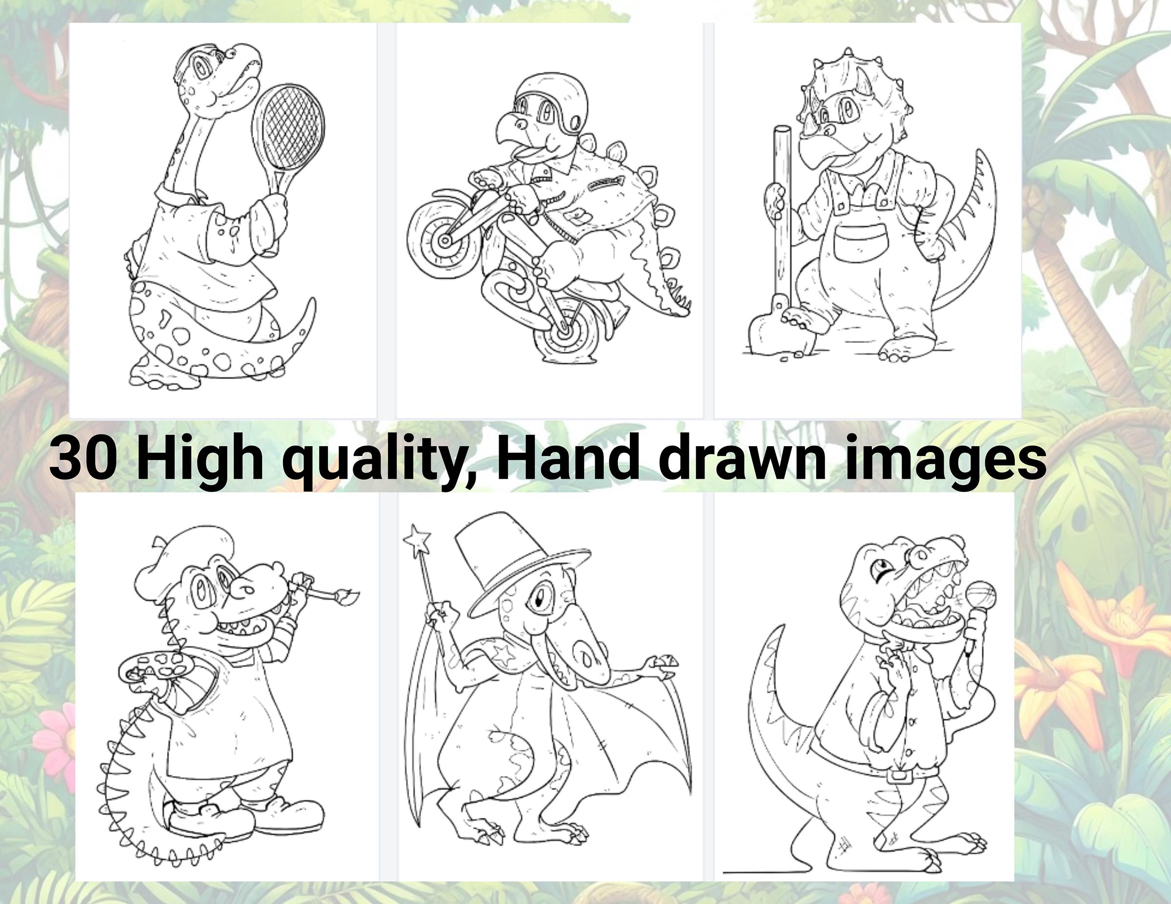 Dinosaur Coloring Pages: Fun & Engaging Dino Coloring Sheets for Kids ...